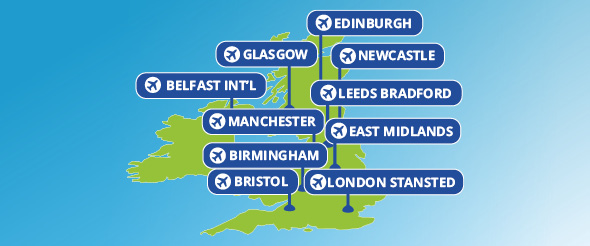 Our UK departure airports | Jet2holidays