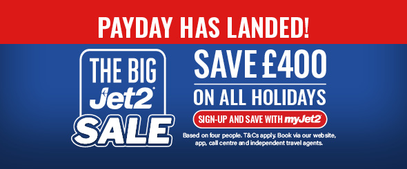 Couples Holidays | Save £120 per couple with myJet2! | Jet2holidays